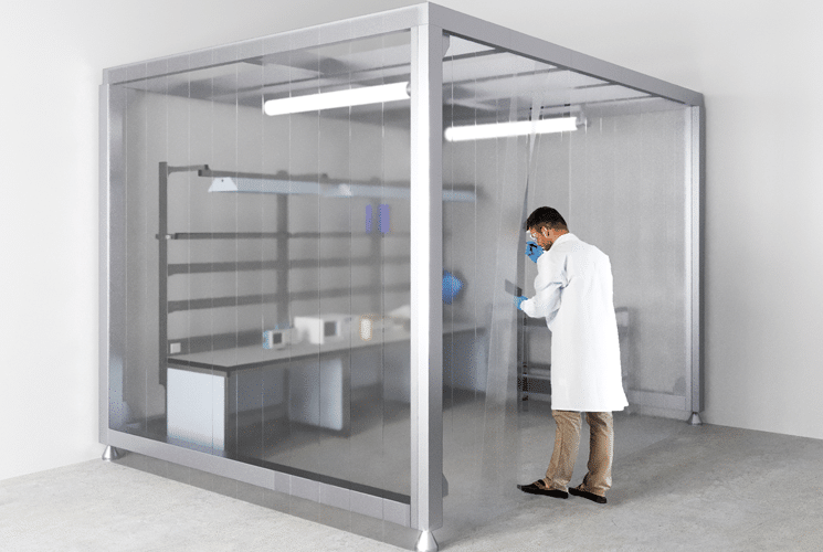 Cleanroom PVC Strip Curtain Kits - Rayflex