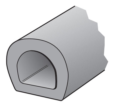 Rubber Extrusions - Rubber D Section UK - Rayflex