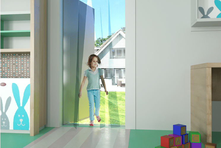 School & Nursery PVC Strip Curtain Kits - Rayflex