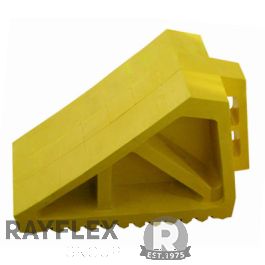 CWC12 Yellow Rubber Wheel Chocks - Rayflex