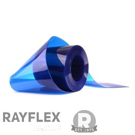 Transparent Blue PVC Strip Rolls - Rayflex